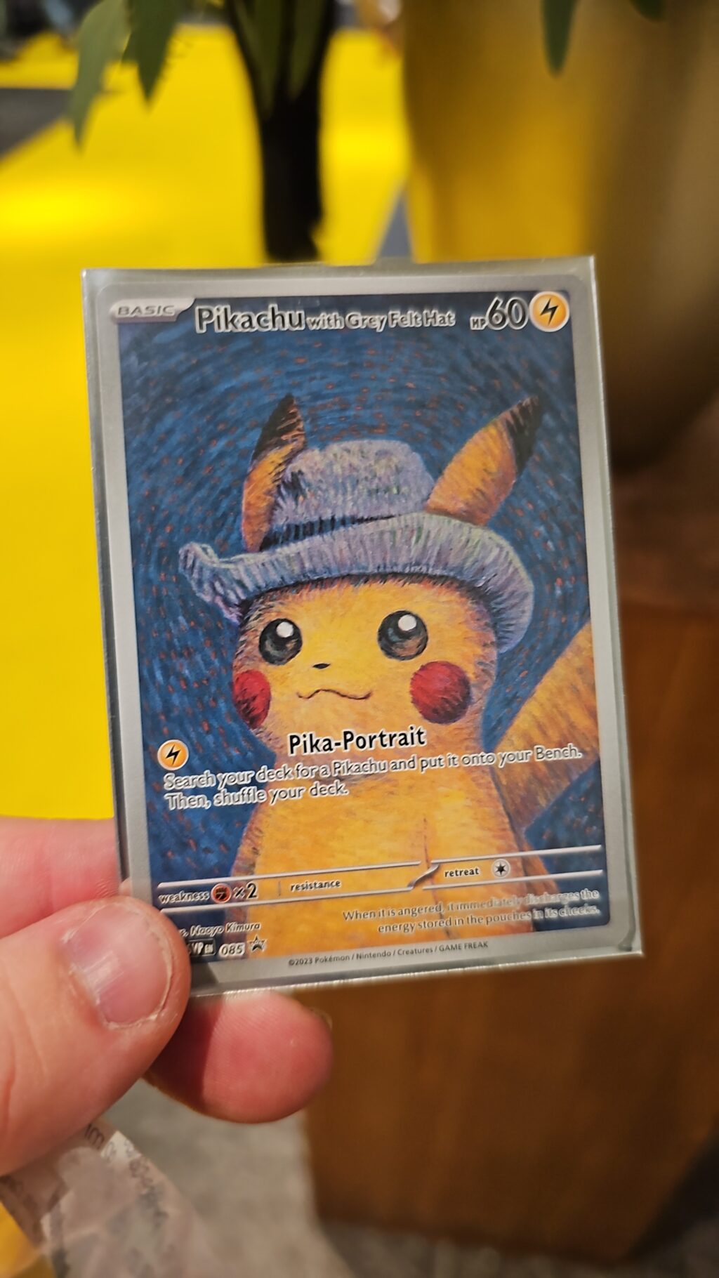 Officiële details voor de distributie van Pikachu Van Gogh-kaart