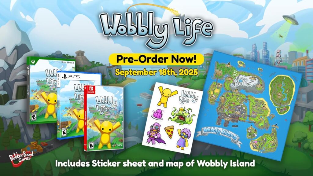 Wobbly Life krijgt een fysieke release voor de Nintendo Switch