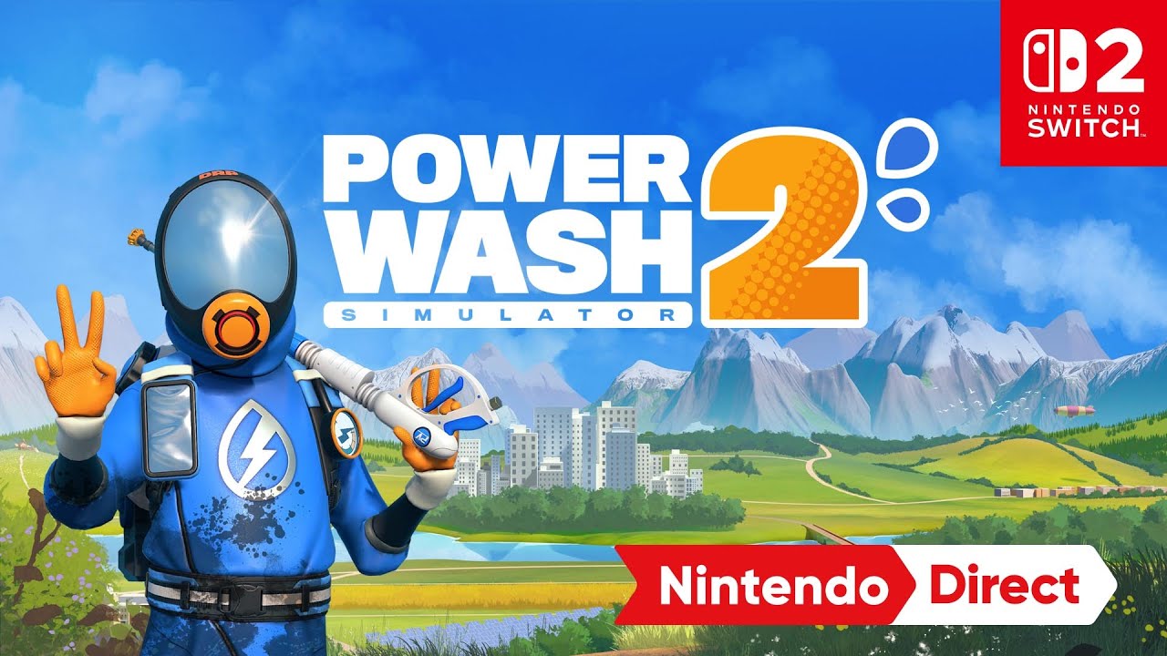 PowerWash Simulator 2 spuit zich deze maand nog naar de Nintendo Switch 2